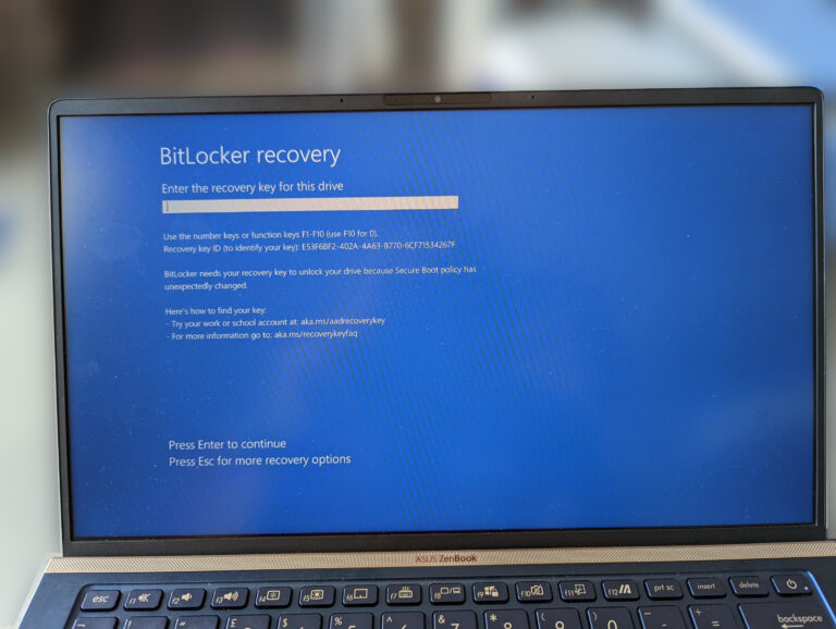 Bitlocker Needs Your Recovery Key To Unlock Your Drive Because Secure Boot Policy Has